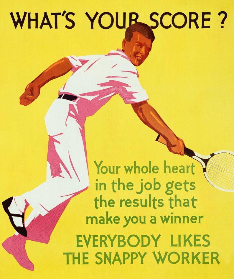 What's Your Score Motivational Poster 0000-3149 - Etsy