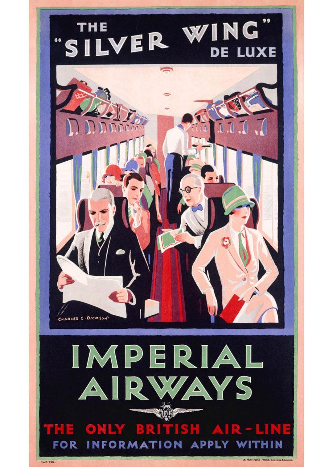 British Imperial Airways Promotional Poster 0000-4428 - Etsy