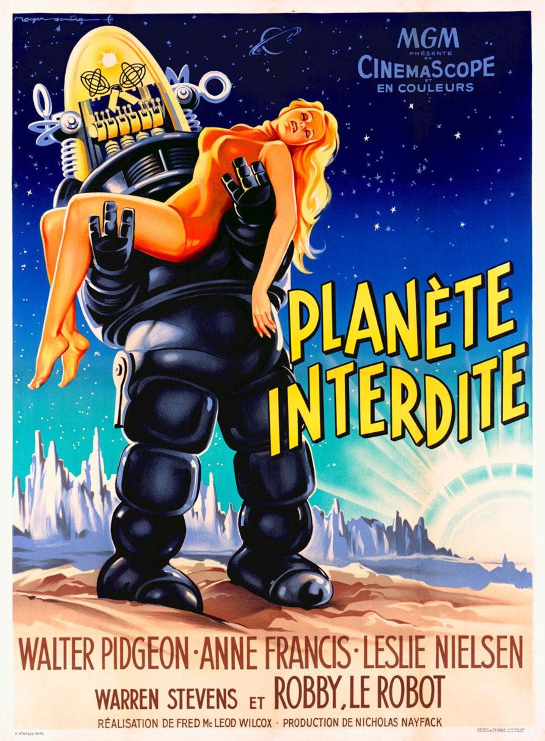 Planete Interdite Robby Robot Poster 0000-1031 - Etsy
