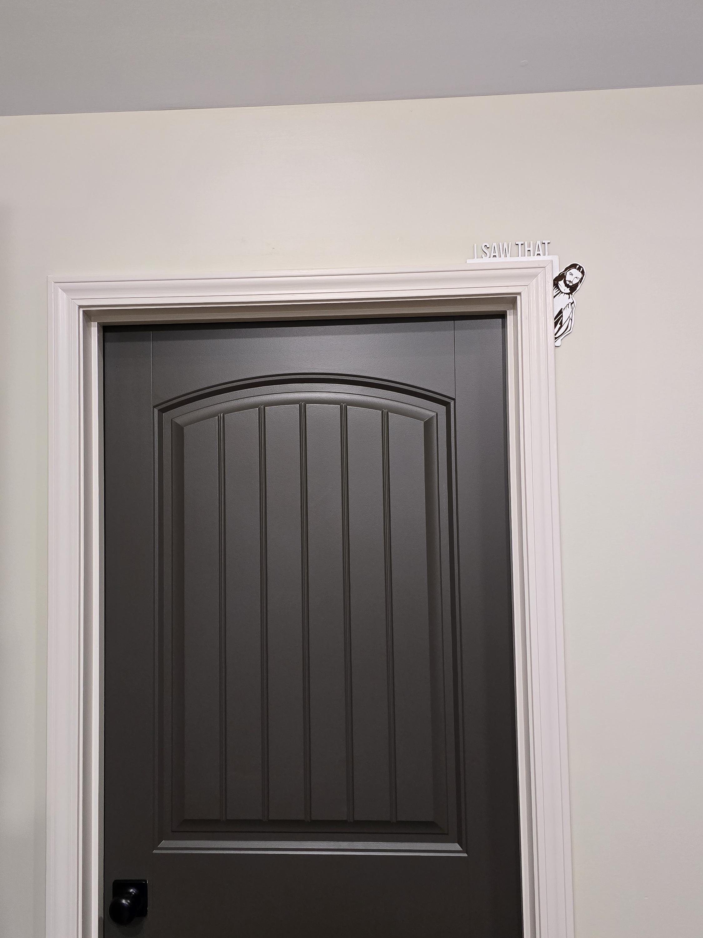 Jesus Corner Hang Jesus Door Hang Jesus I Saw That Wall Hang - Etsy