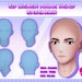 3D Ikemen Anime Head Basemesh / Vtuber Customizable Face / - Etsy