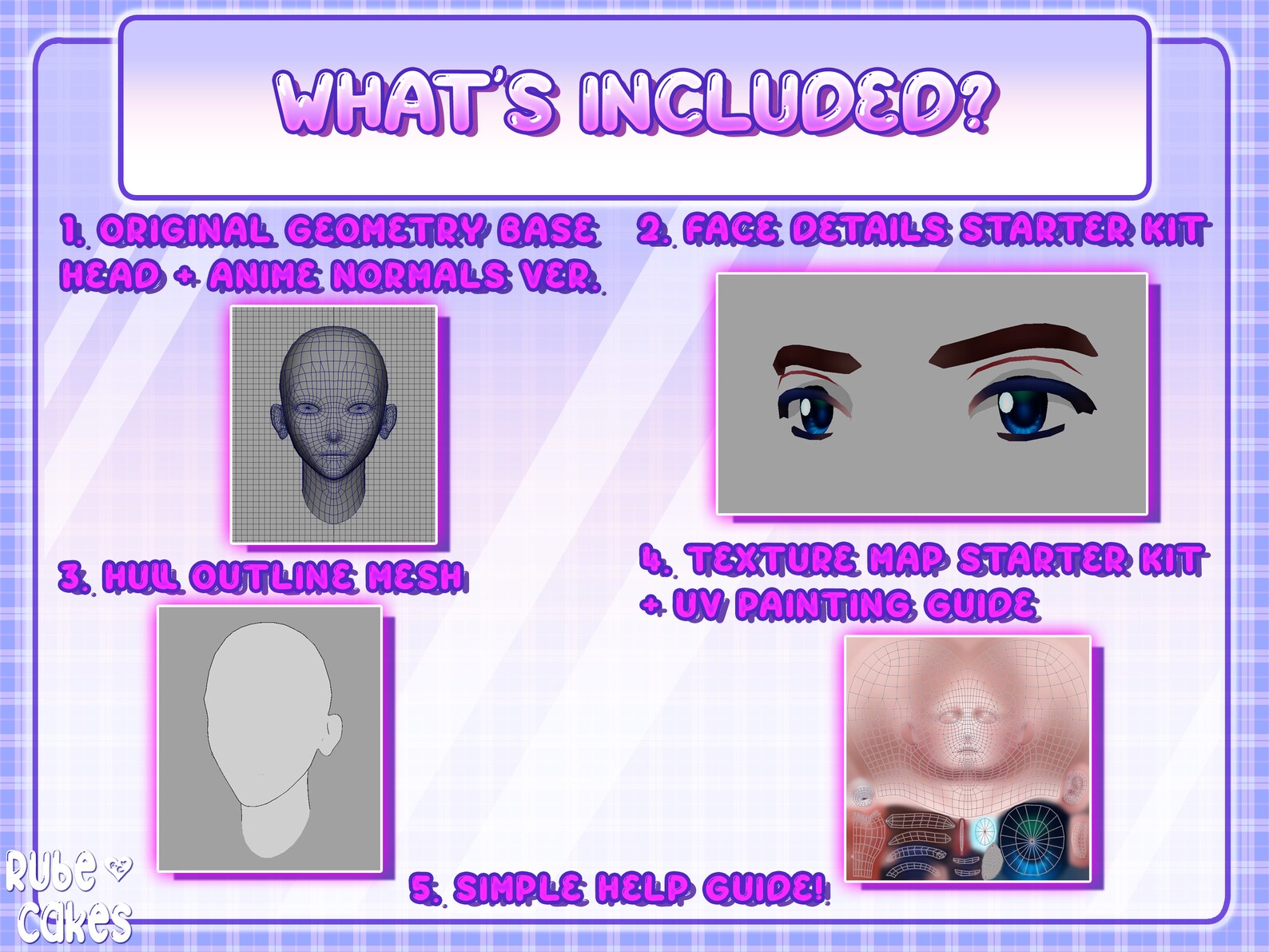 3D Ikemen Anime Head Basemesh / Vtuber Customizable Face / - Etsy