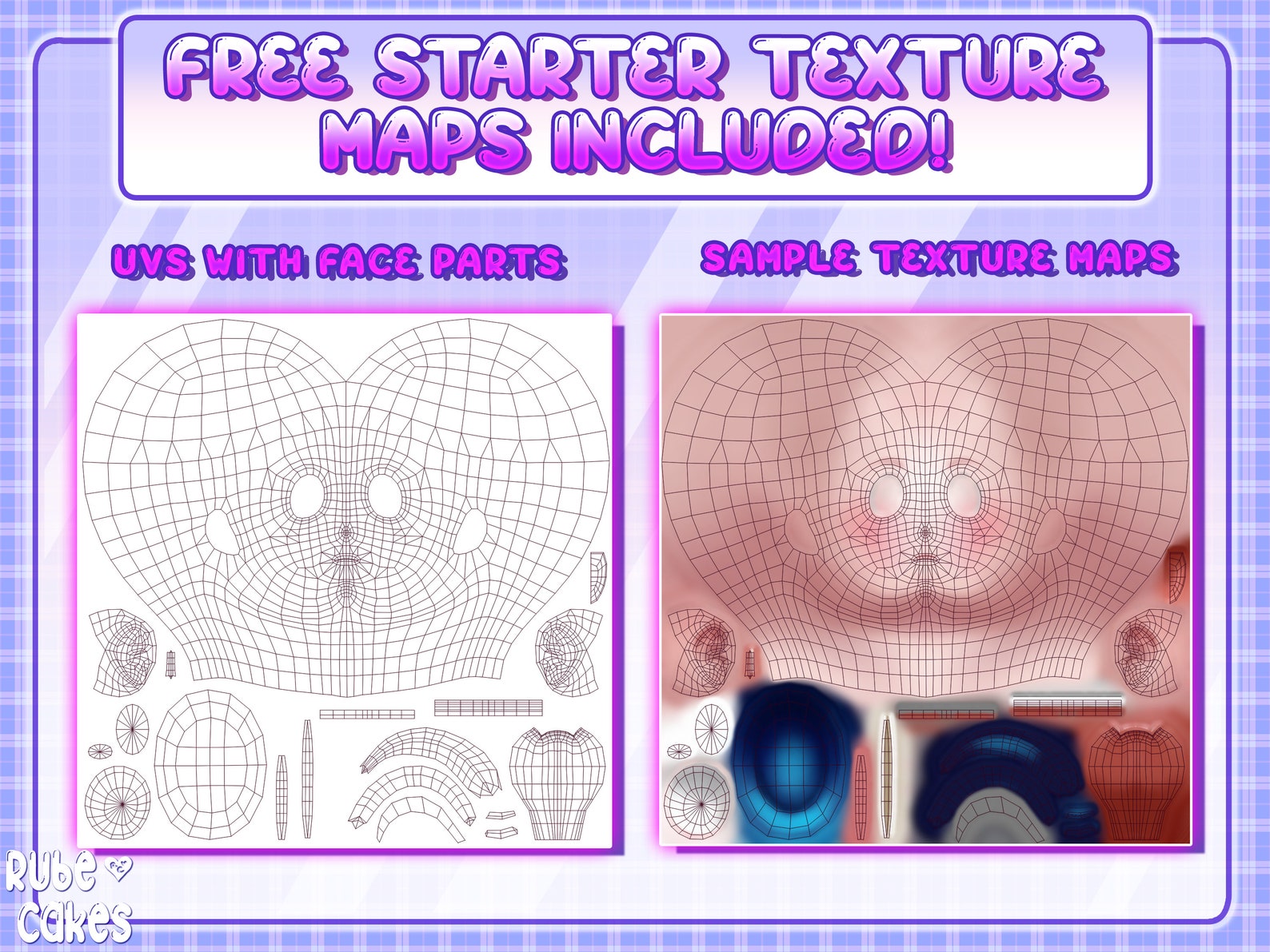 3D Shoujo Anime Head Basemesh + Blendshapes / Premade Female Vtuber ...