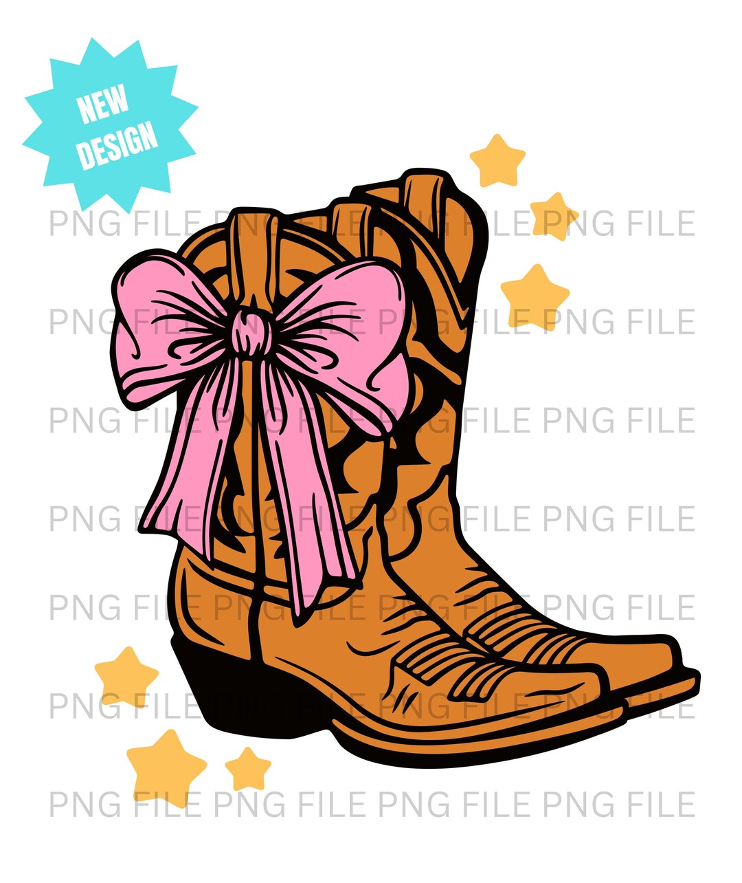 Coquette Cowgirl Boots Cowboy Boot Bow PNG CHERRY COQUETTE - Etsy