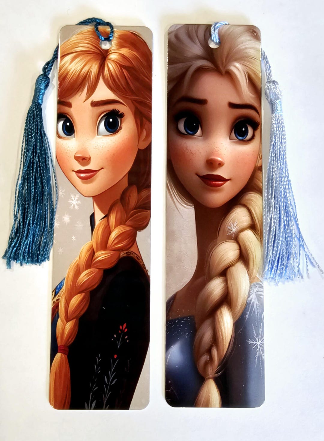 Disney's Frozen Elsa & Anna Inspired Aluminum Metal Bookmarks With ...