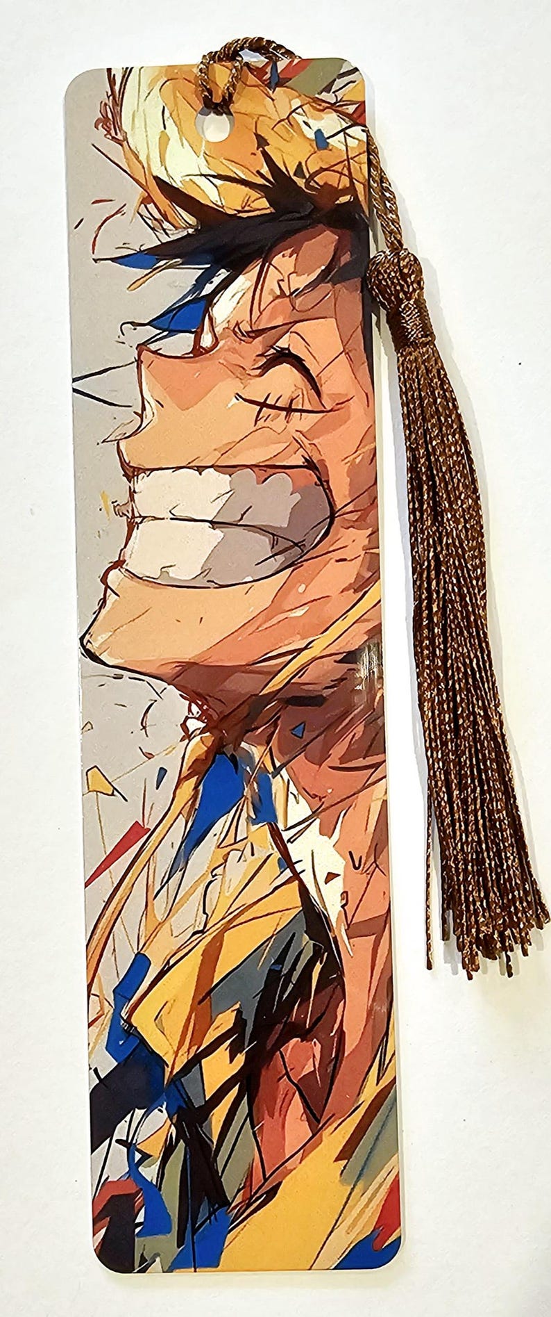 Awesome Metal One Piece Monkey D. Luffy Straw Hat Bookmarks With Tassle ...