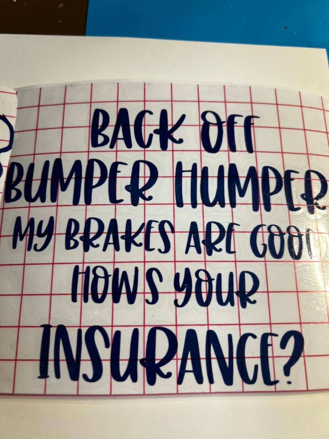 Back off Bumper Humper Decal Car Yeti Tumbler Decal Water Bottle Decal ...