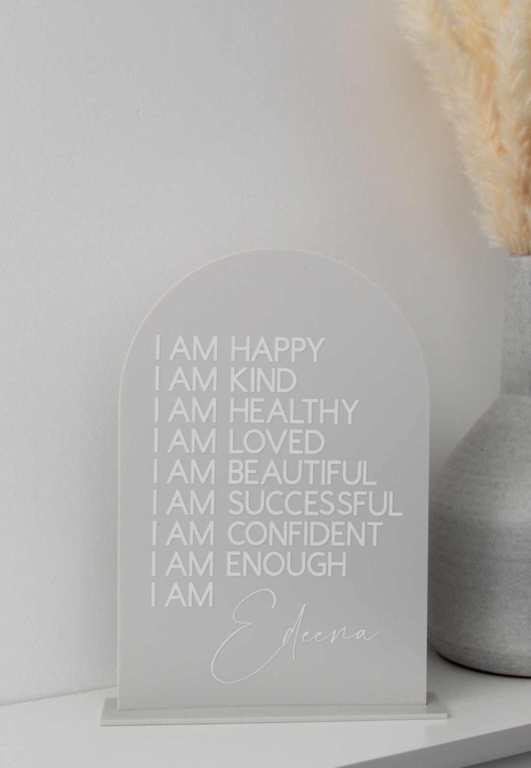 Personalised Affirmations Sign I Am Adults Affirmations - Etsy UK