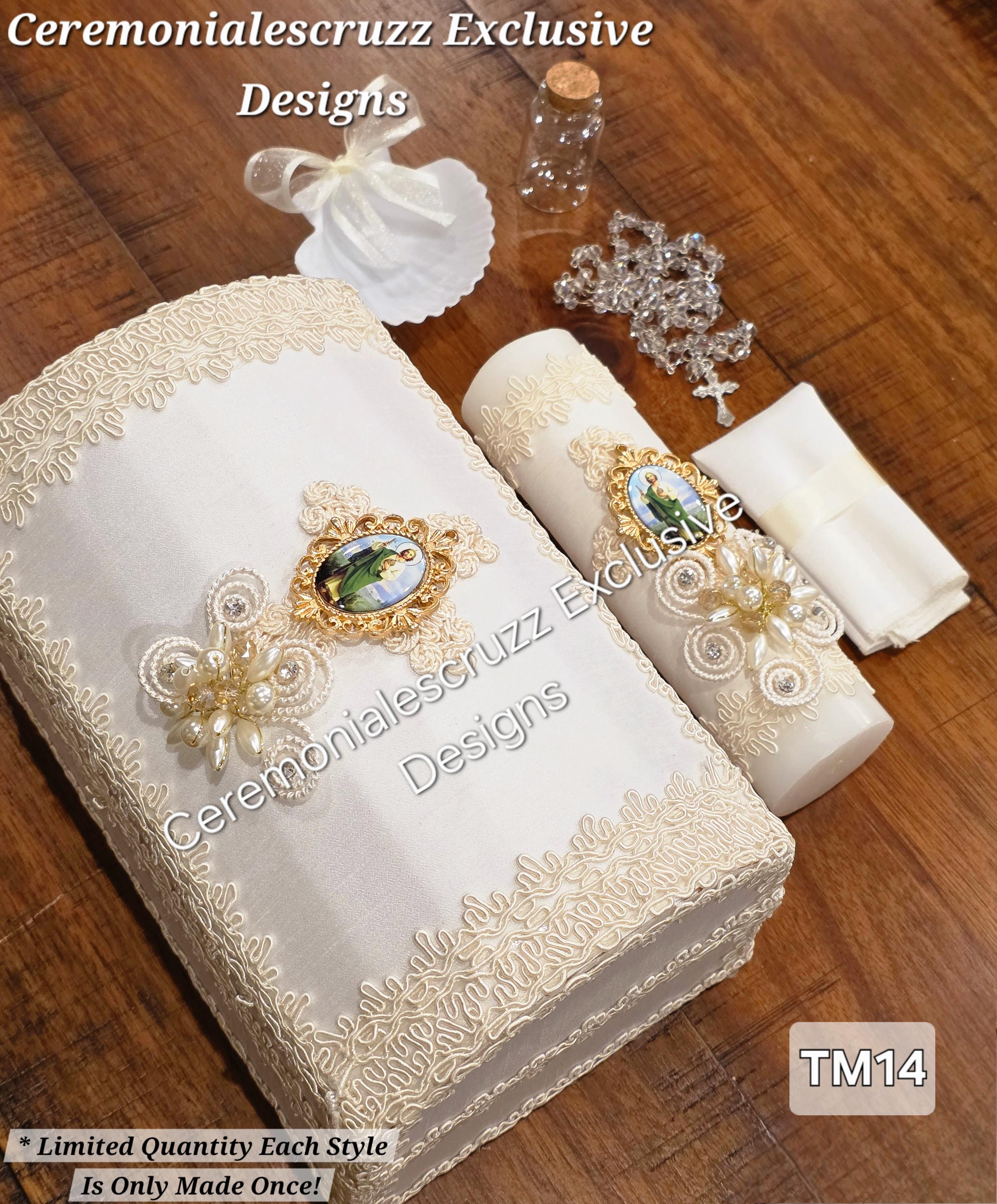NEW Vela De Bautizo , Vela De Bautizo, Baptism Candle Set Girl Boy ...