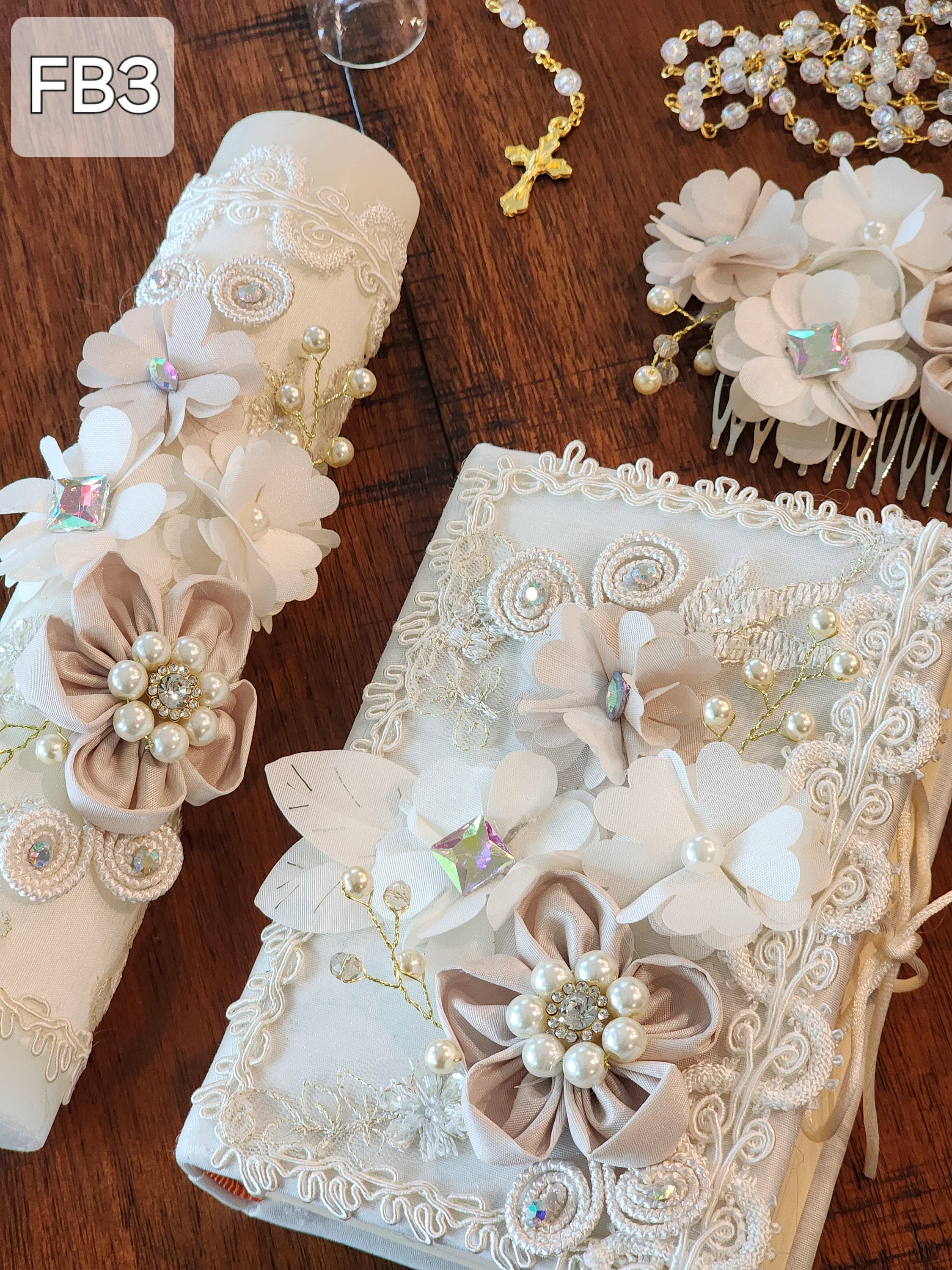 NEW Communion Candle Set Girl, Vela De Communion, Nina Communion ,first ...