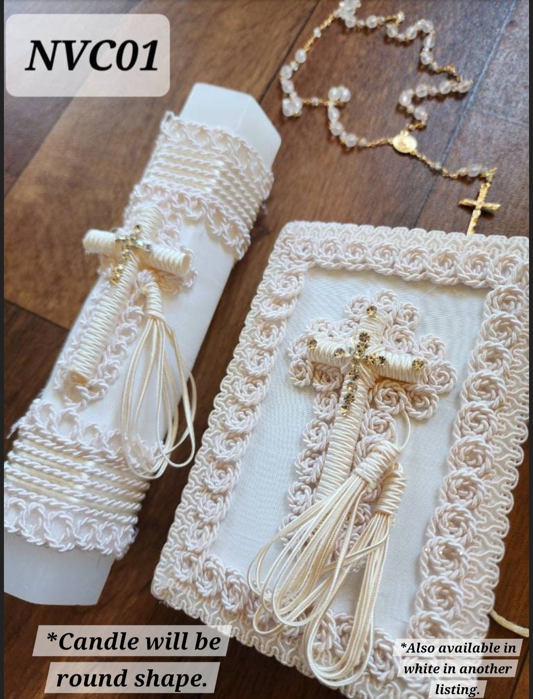 Communion Candle Set /vela De Communion, Primera Communion Nino, First ...