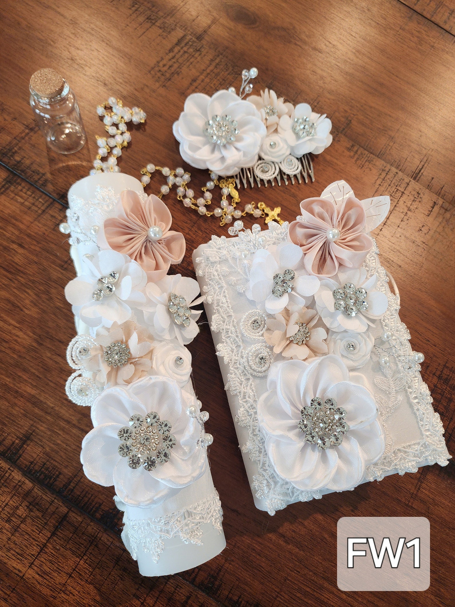 NEW Communion Candle Set Girl, Vela De Communion, Nina Communion ,first ...