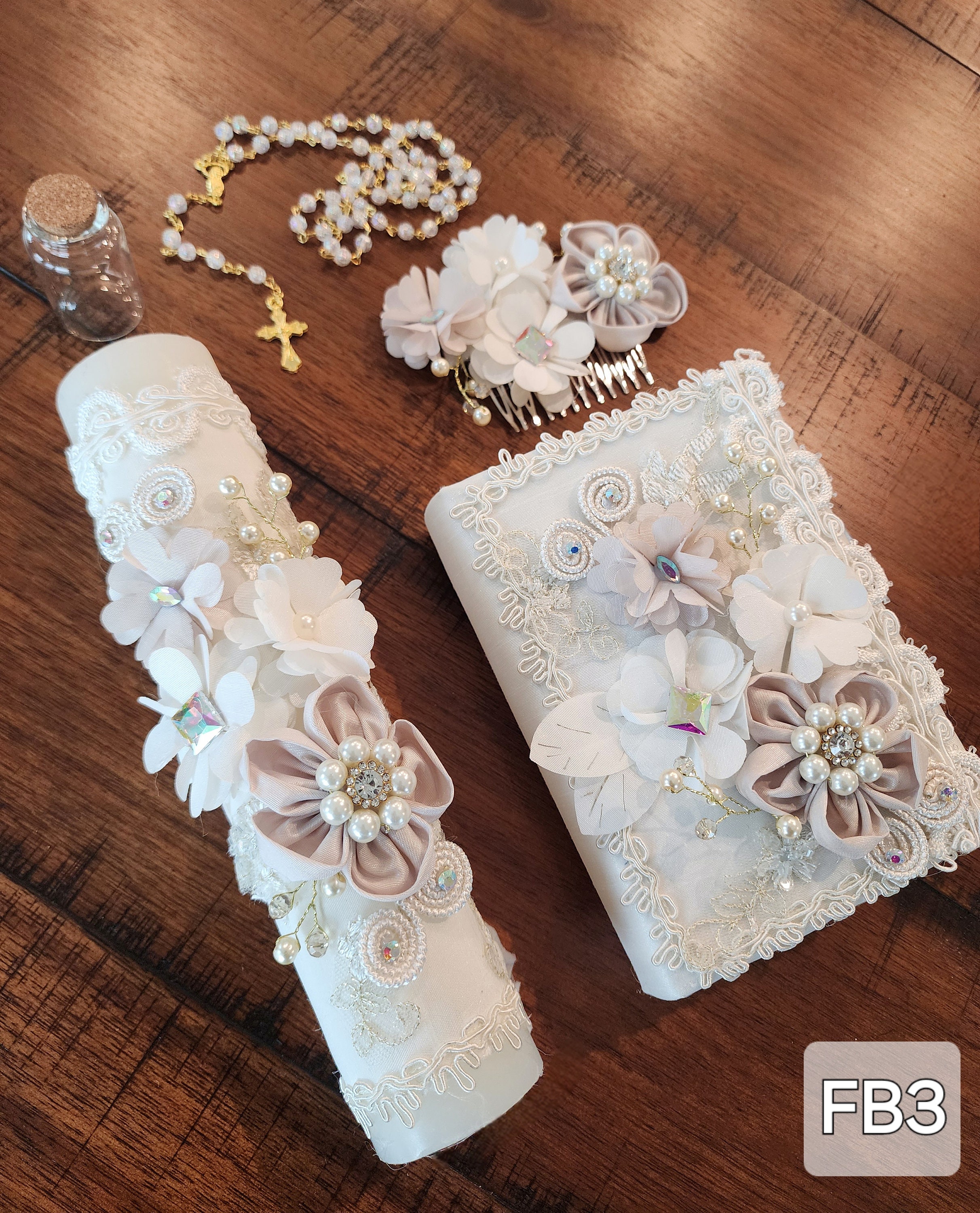 NEW Communion Candle Set Girl, Vela De Communion, Nina Communion ,first ...