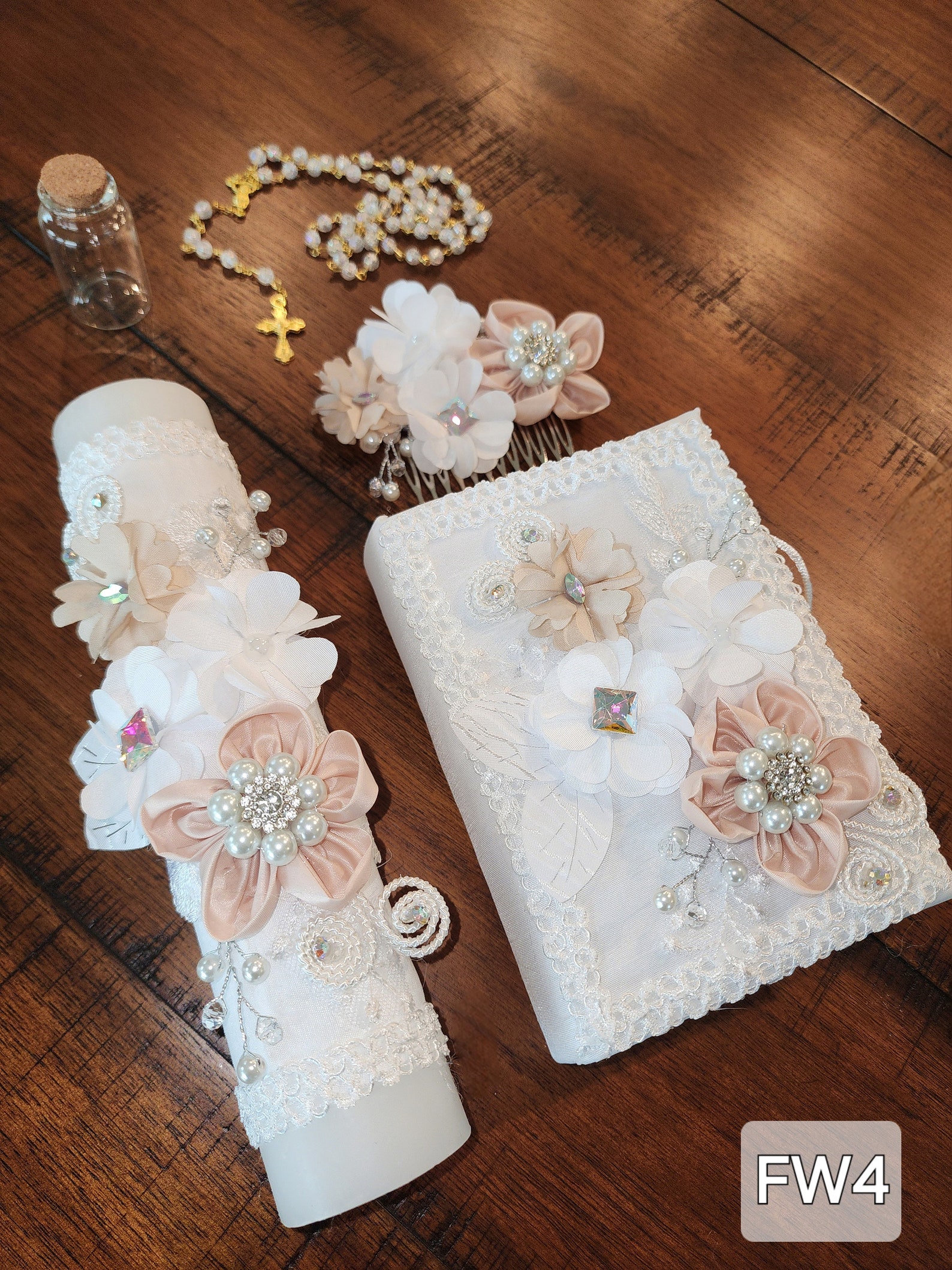 NEW Communion Candle Set Girl, Vela De Communion, Nina Communion ,first ...