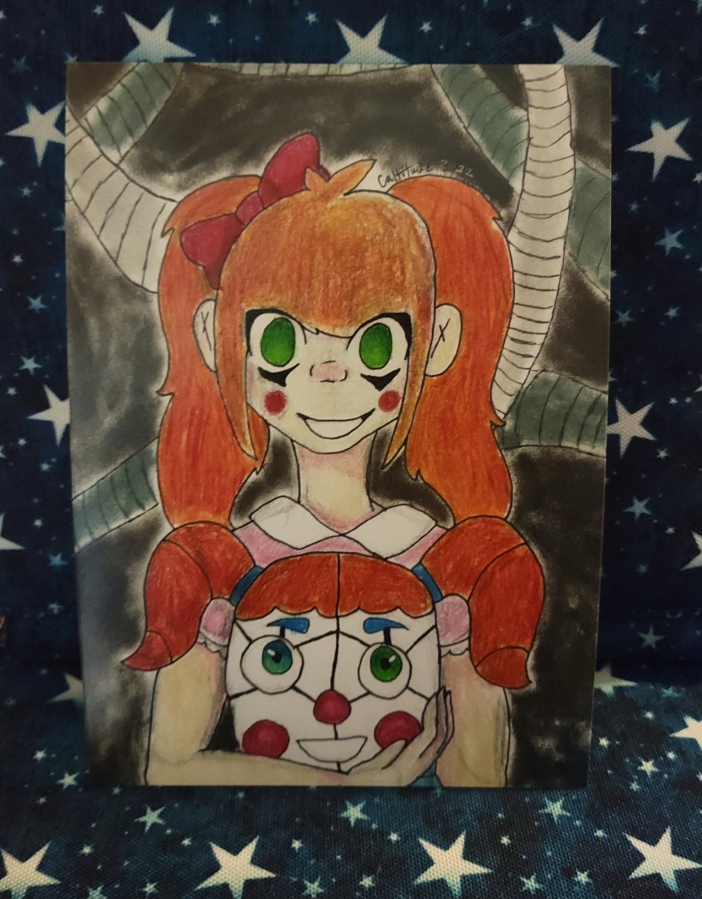 5x7 CB FNAF Drawing - Etsy