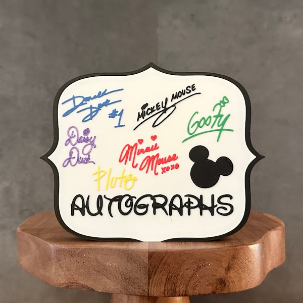 Minnie Autograph - Etsy