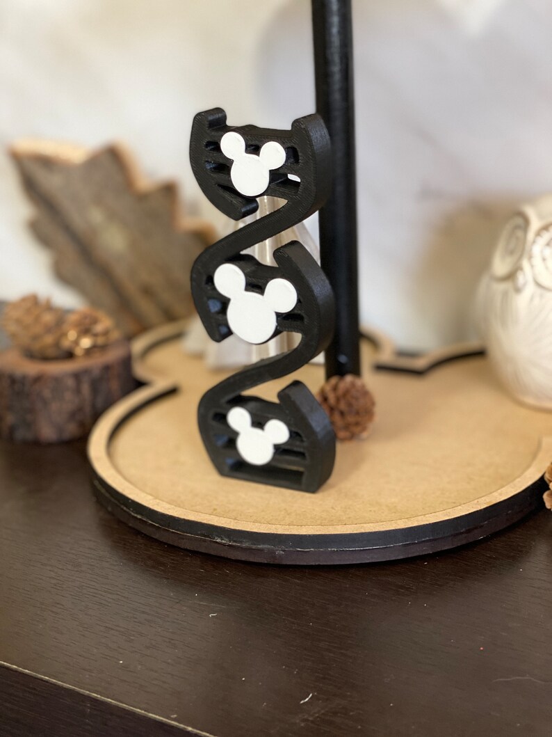 Mickey Minnie DNA 3D Print Tiered Tray Decor Mickey Mouse - Etsy