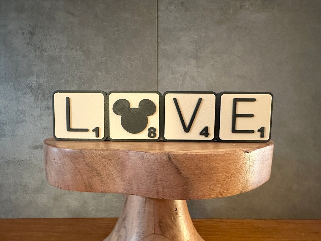 Mickey Scrabble, Mickey Vintage, Tiered Tray Decor, Mickey Mouse ...