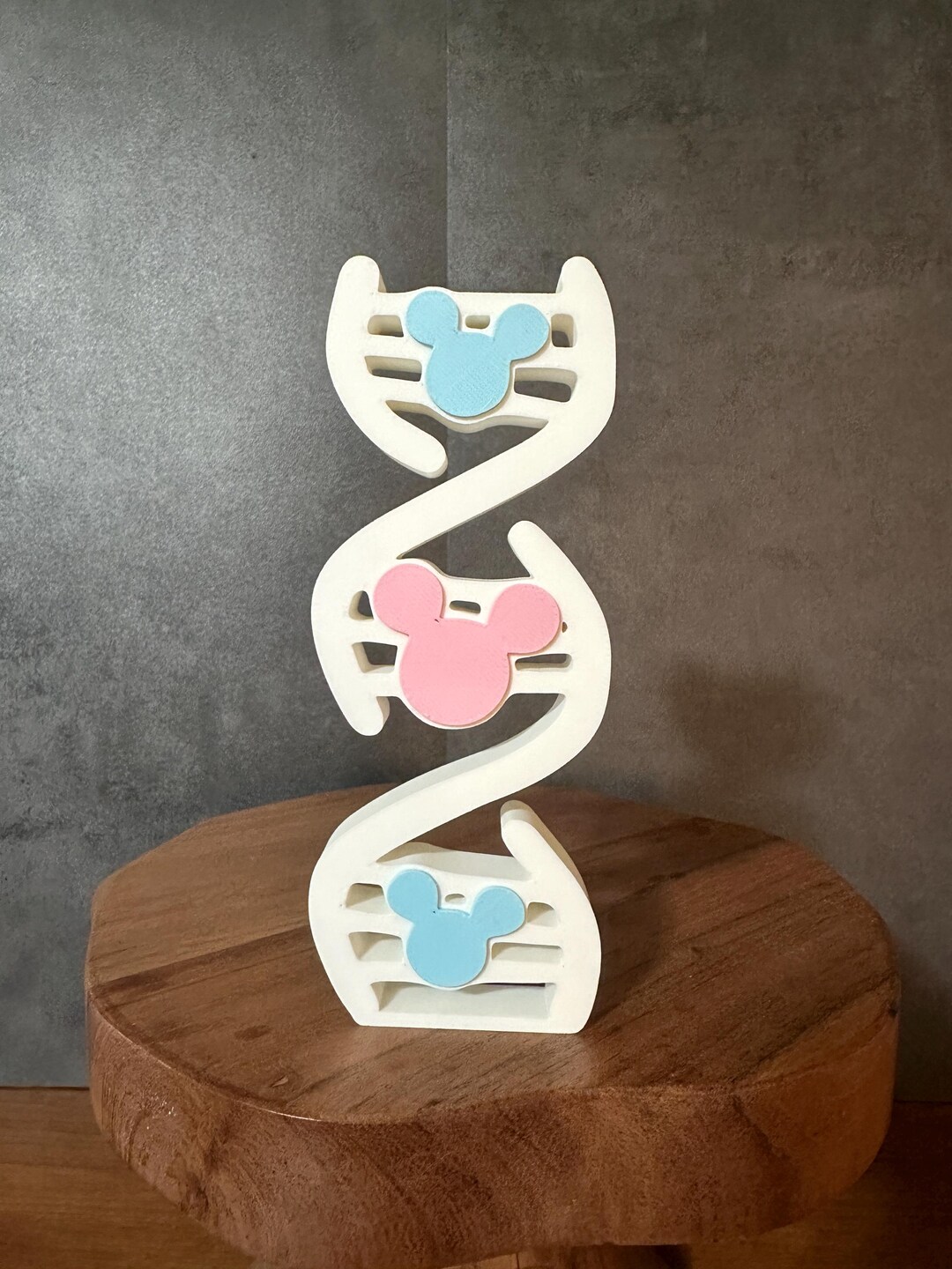 Mickey Spring Time DNA, 3D Print, Mickey Spring Decor, Tiered Tray ...