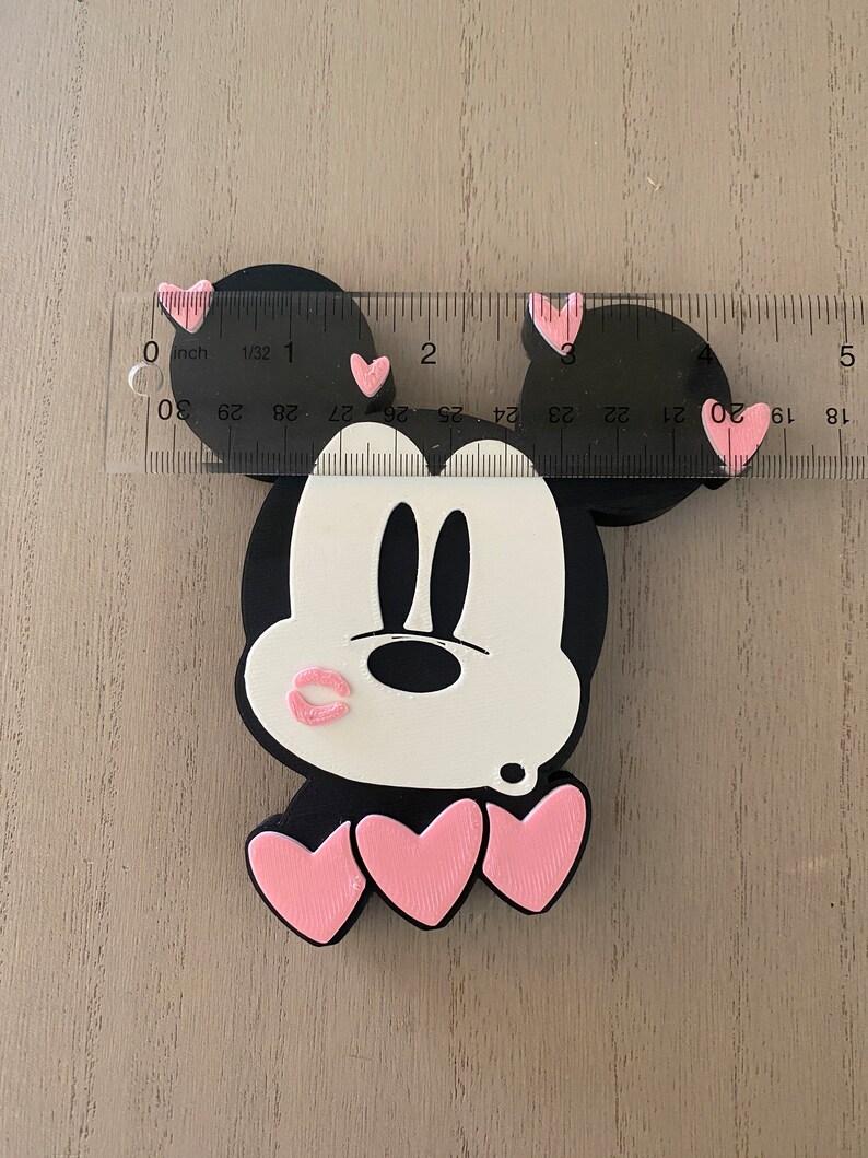 Mickey Kiss on the Cheek, Mickey Minnie Love, Tiered Tray Decor, Mickey ...