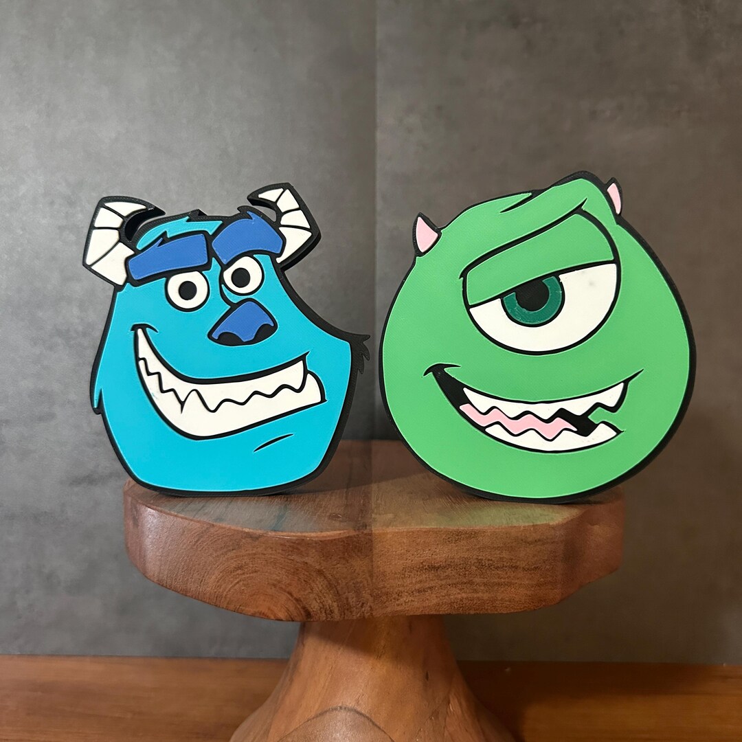 Monsters Inc Inspired 3D Printed Trinkets for Tiered Trays, 3D Printed ...