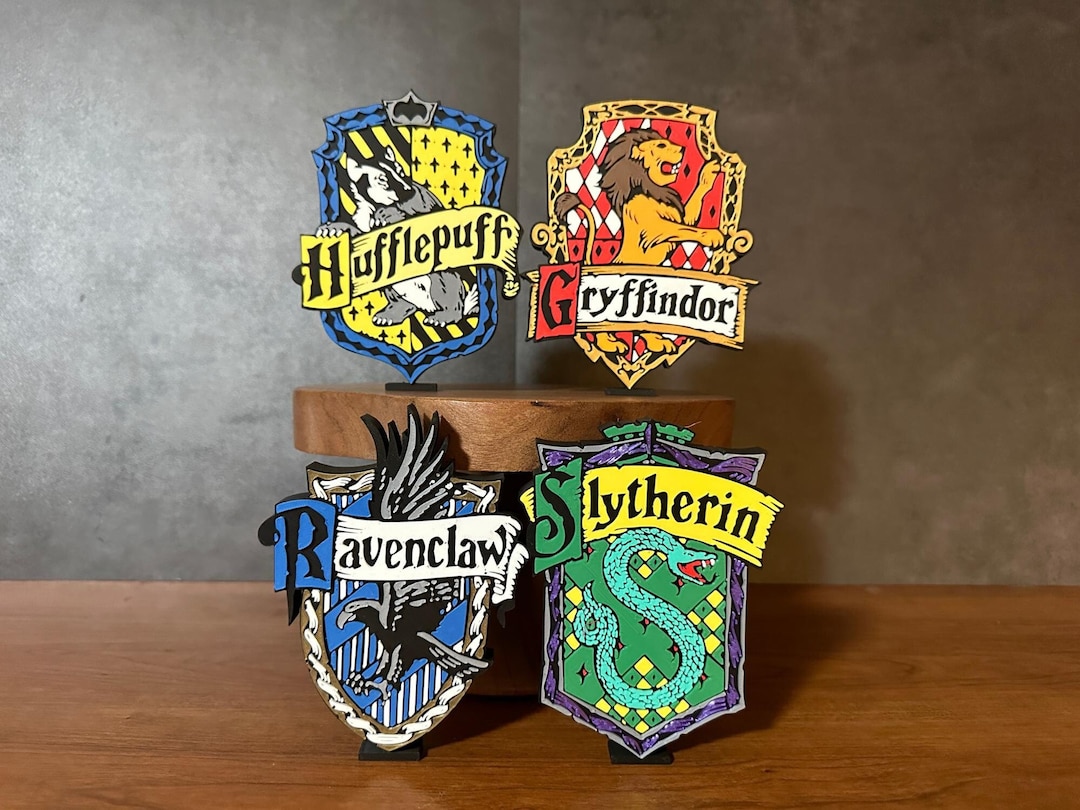 Wizard House Crest Decoration 3d Printed, 3D Printed Trinkets for ...