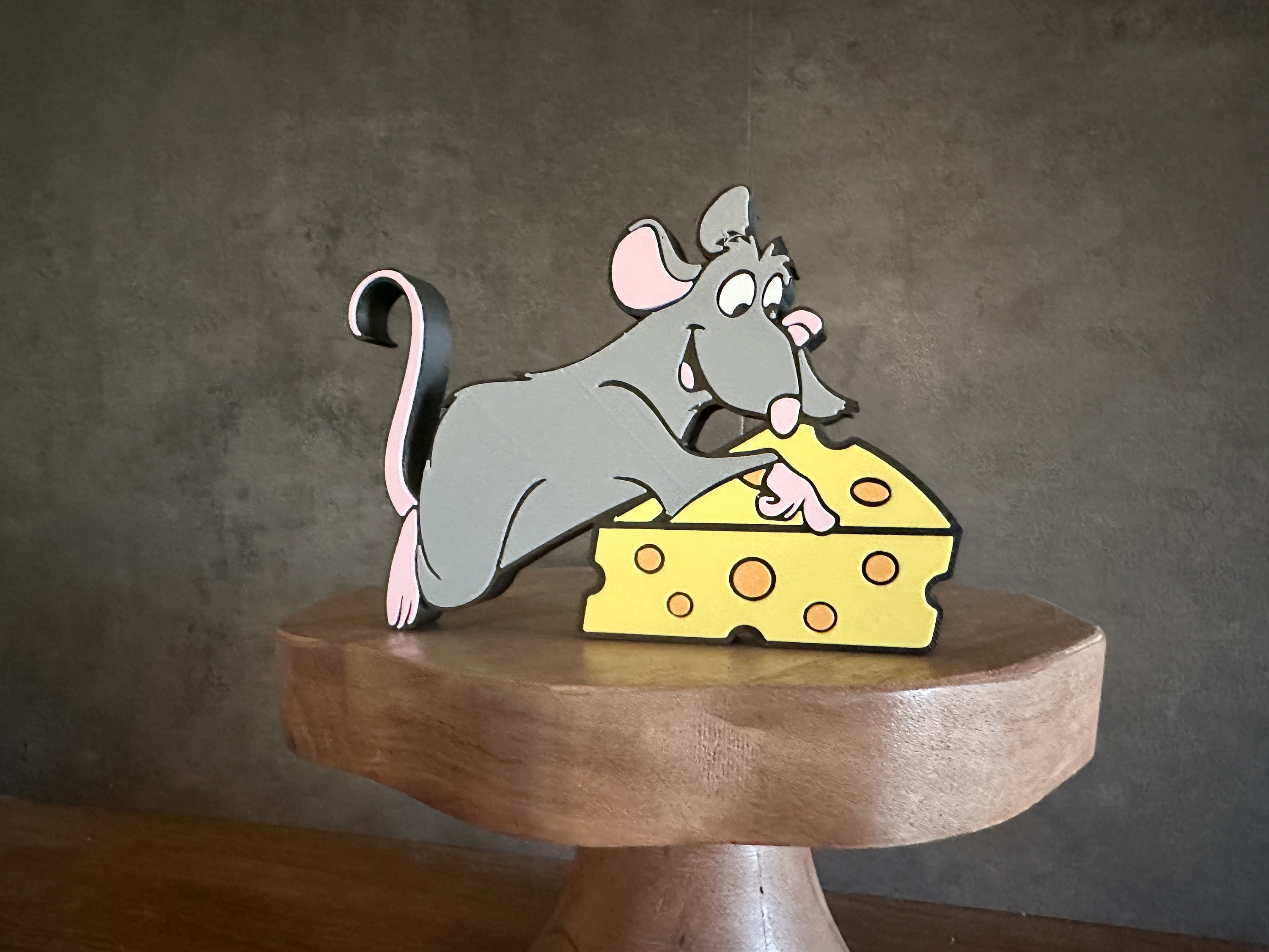 Remy Ratatouille With Cheese 3D Print, Chef Remy Ratatouille Decoration ...