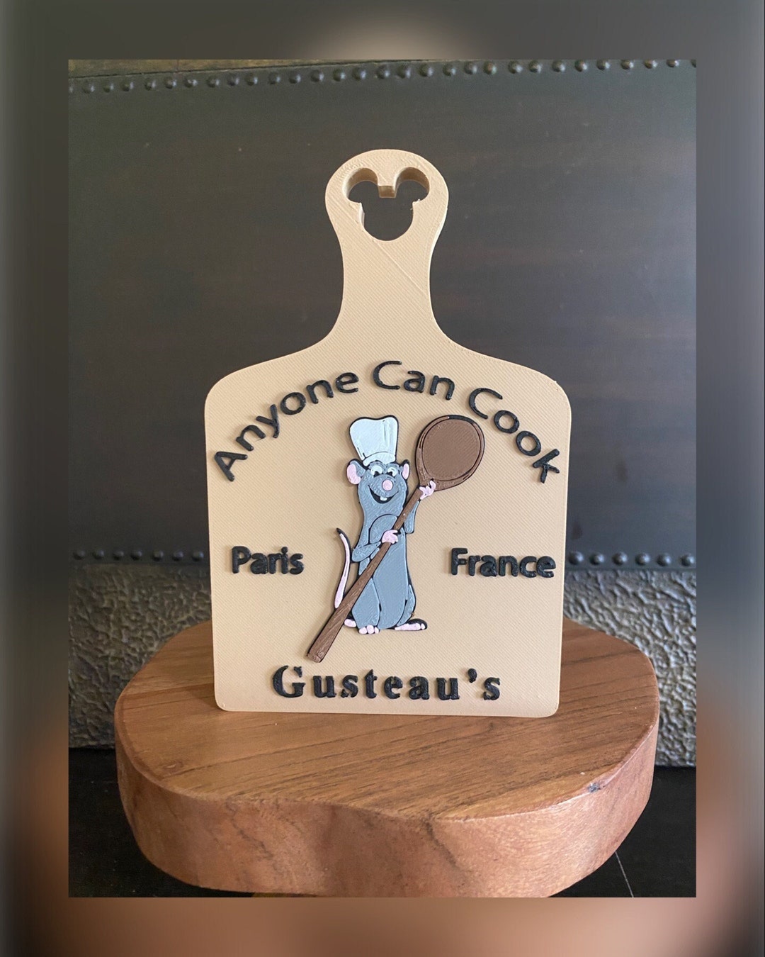 Chef Remy Ratatouille Decoration, Mouse Chef 3D Print, 3D Prints ...