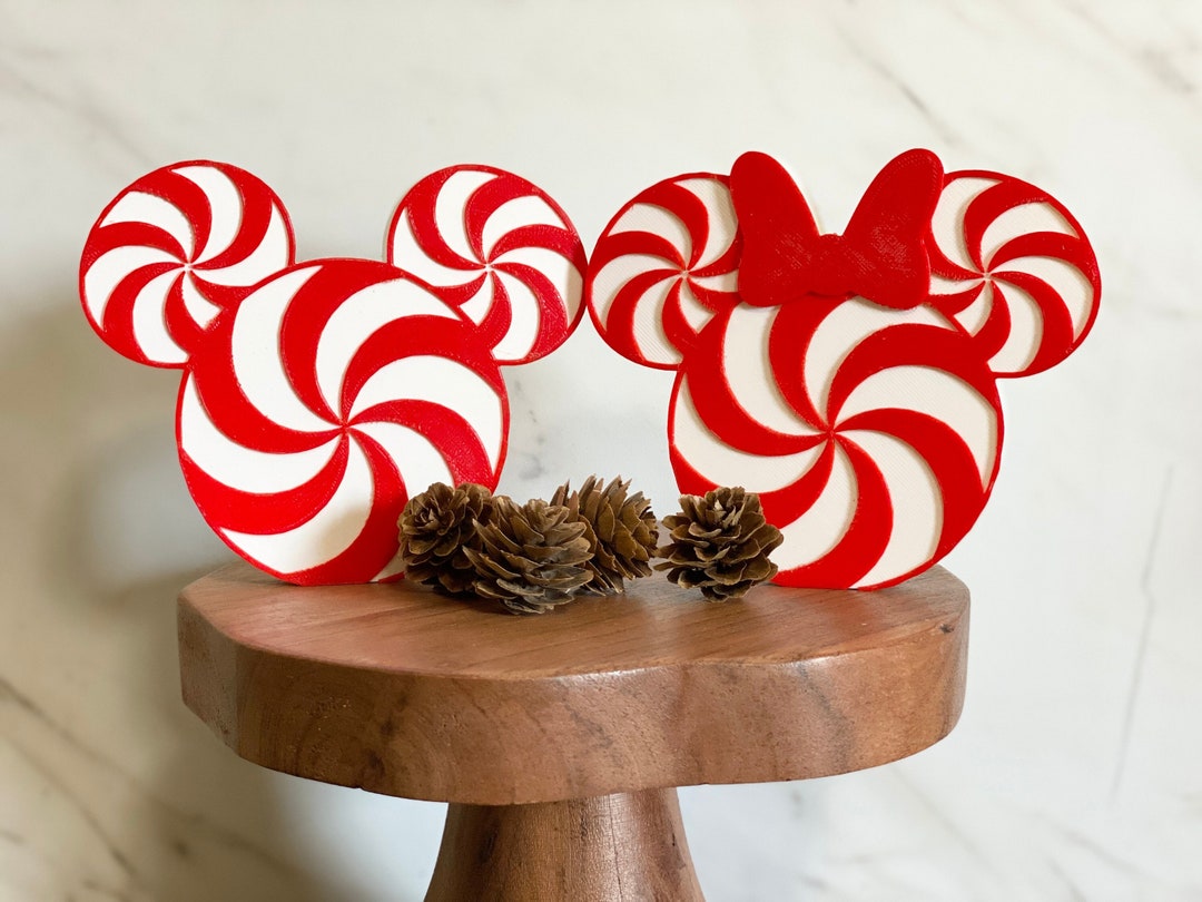 Mickey Mouse Peppermint 3D Print, Minnie Peppermint, Mickey Christmas ...