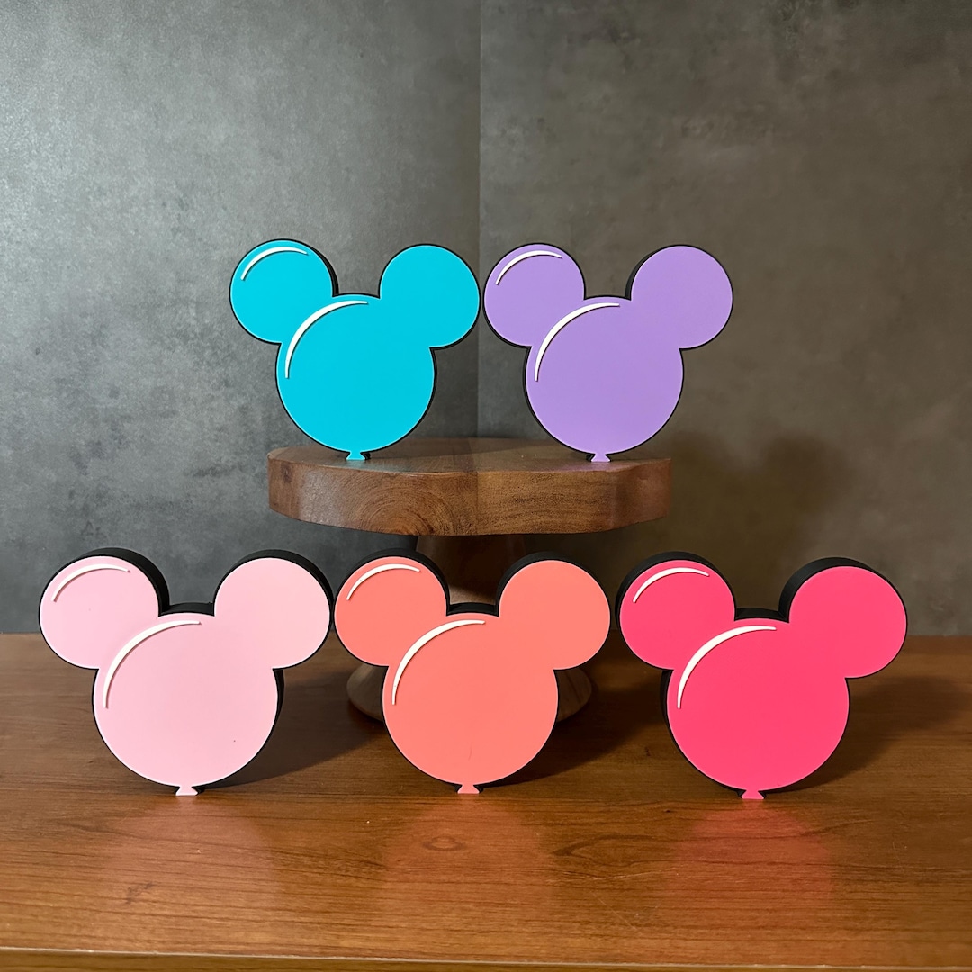 Mickey Balloon 3D Print Disney Inspired Decor, Magical Gift for Disney ...
