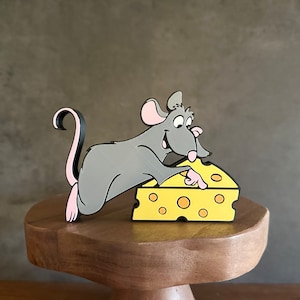 Remy Ratatouille With Cheese 3D Print, Chef Remy Ratatouille Decoration ...