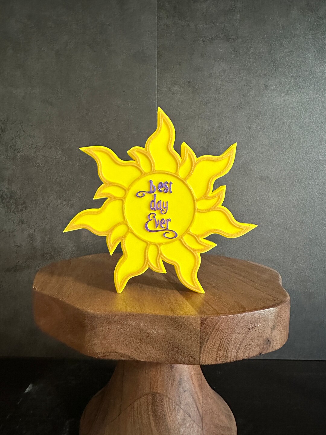 Tangled Sun Decoration, Best Day Ever Decor, Rapunzel 3D Printed ...
