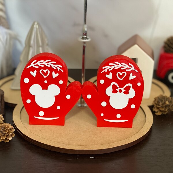 Mickey Mouse Mittens - Etsy