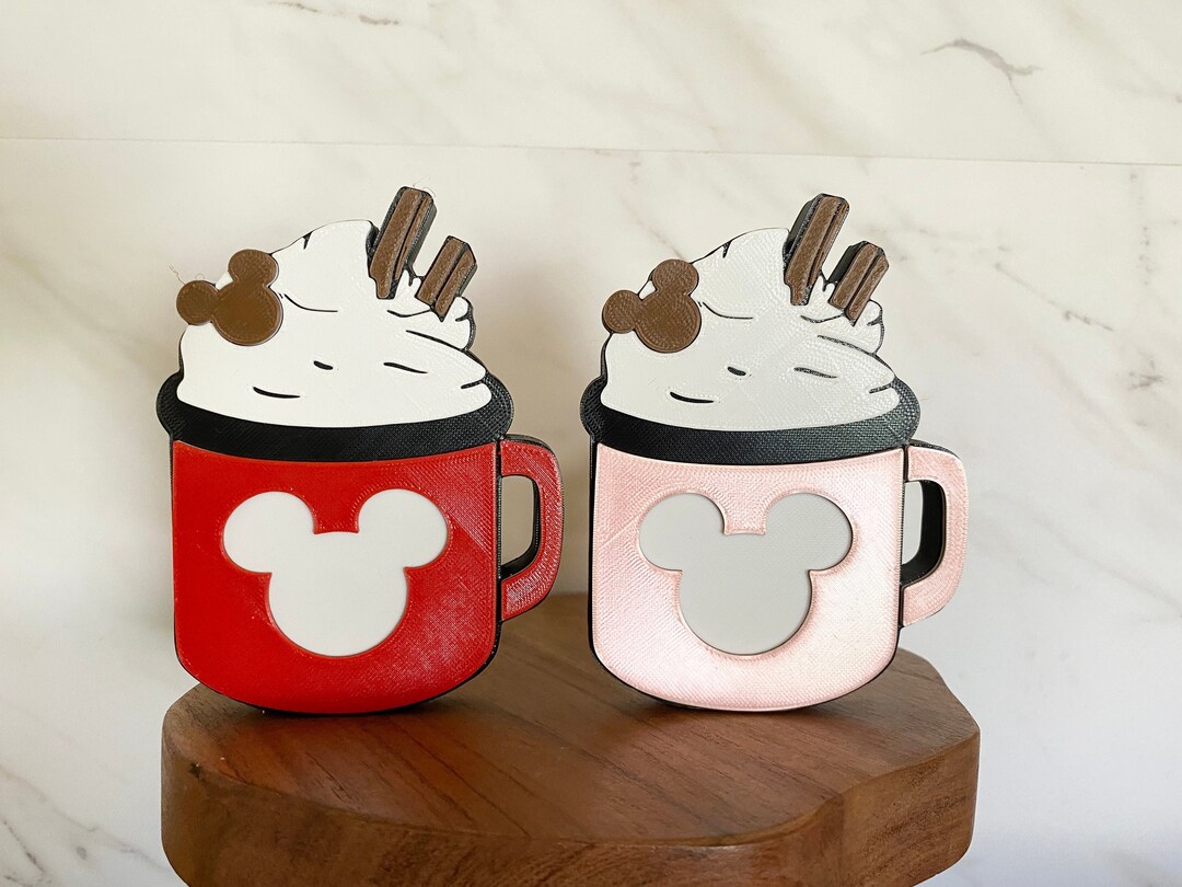 Mickey Mouse Hot Chocolate Cup, 3D Print, Christmas Gift, Mouse ...