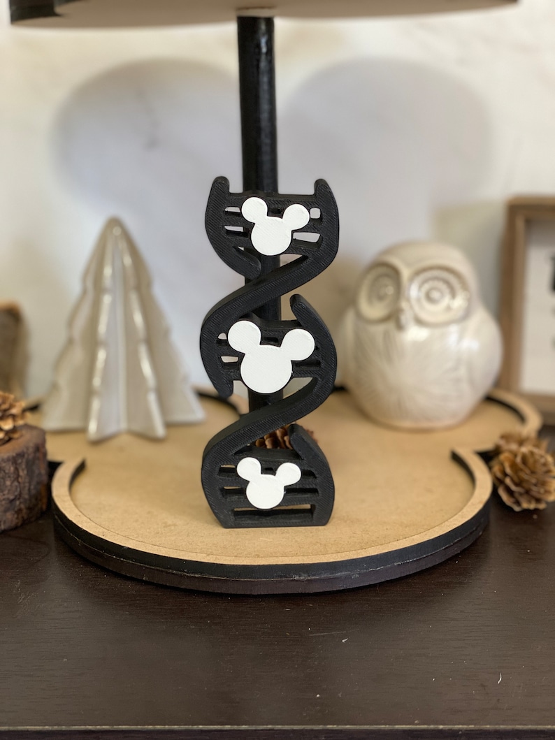 Mickey Minnie DNA 3D Print Tiered Tray Decor Mickey Mouse - Etsy