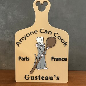 Remy Ratatouille Mouse Chef 3D Print, Chef Remy Ratatouille Decoration ...