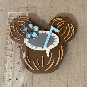 Mickey Coconuts 3D Printed, Minnie Coconuts, Mickey Tiered Tray, Mickey ...