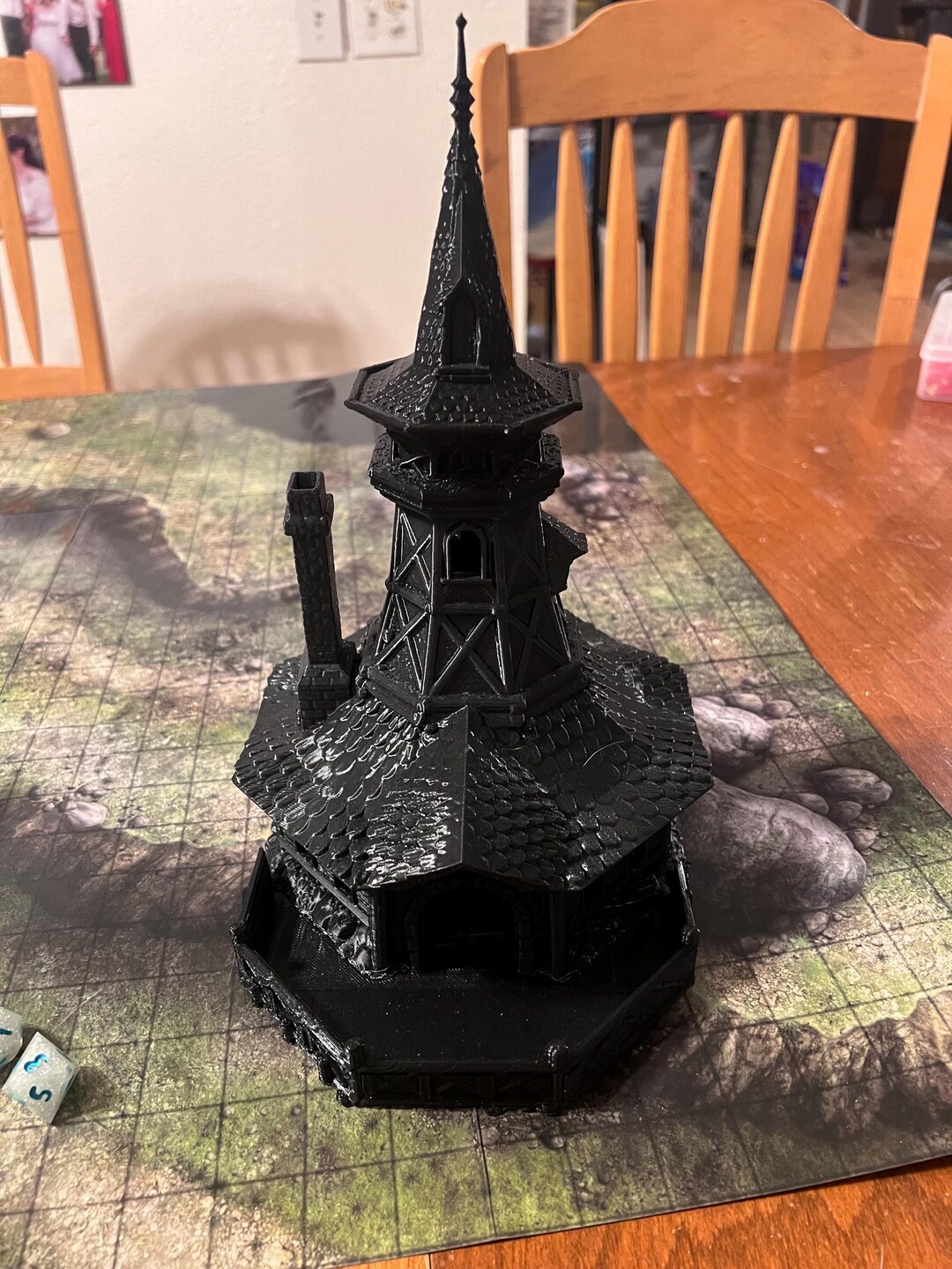 3D Printed Fantasy Tower | Tabletop RPG Terrain for Dungeons & Dragons ...
