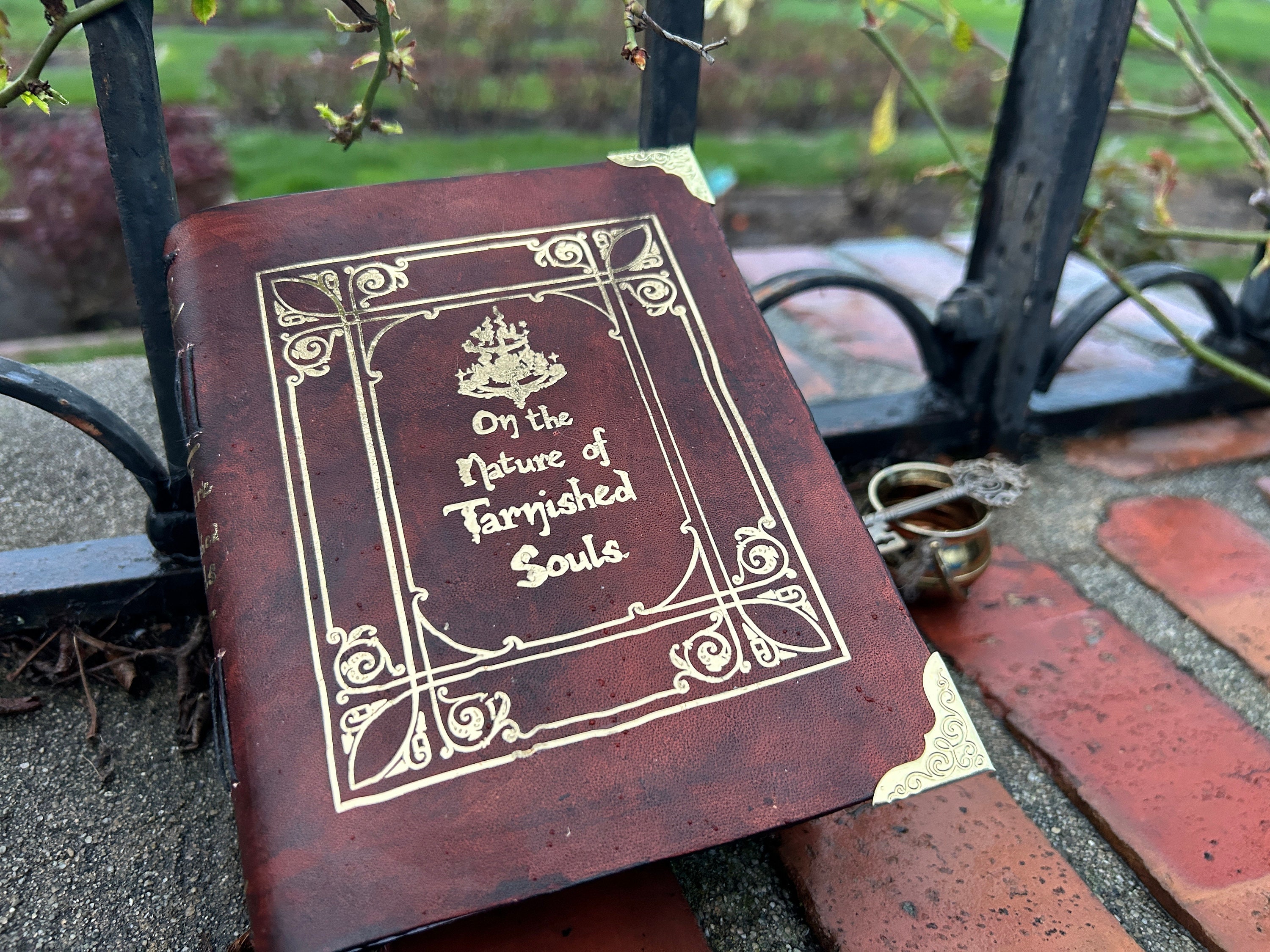 Elden Ring Spellbook Journal, Handbound Leather - Etsy