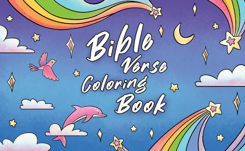 Bible Verse Coloring Book - Etsy