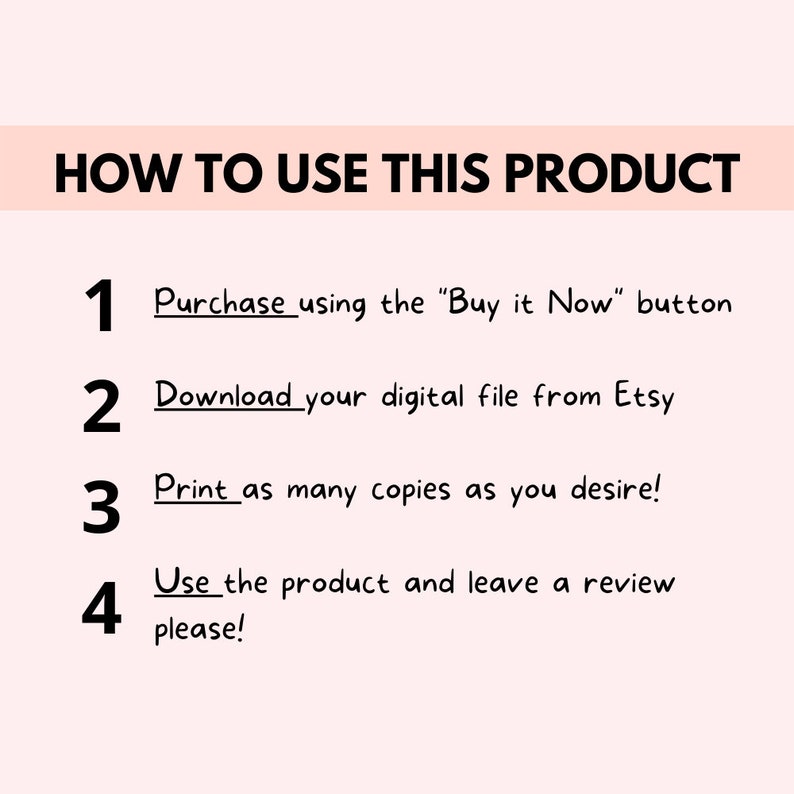 Cute Weekly Planner Kawaii Digital Adorable Pink Pastel - Etsy