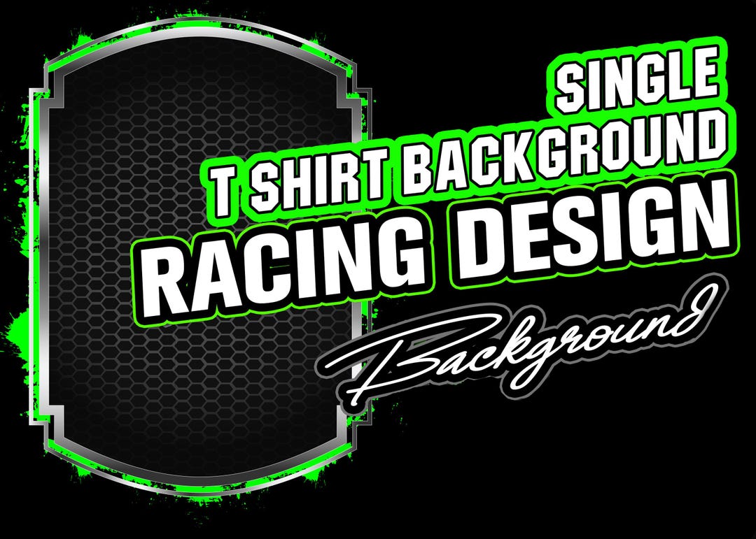 Green Black Silver Racing Speedway Shirt Background Design Png Eps ...