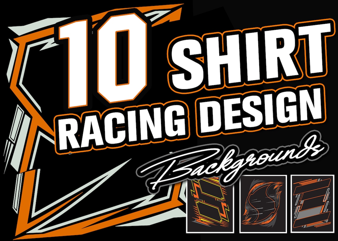 10 Racing Shirt Backgrounds for Your Own Design MX, Speedway, Drag ...
