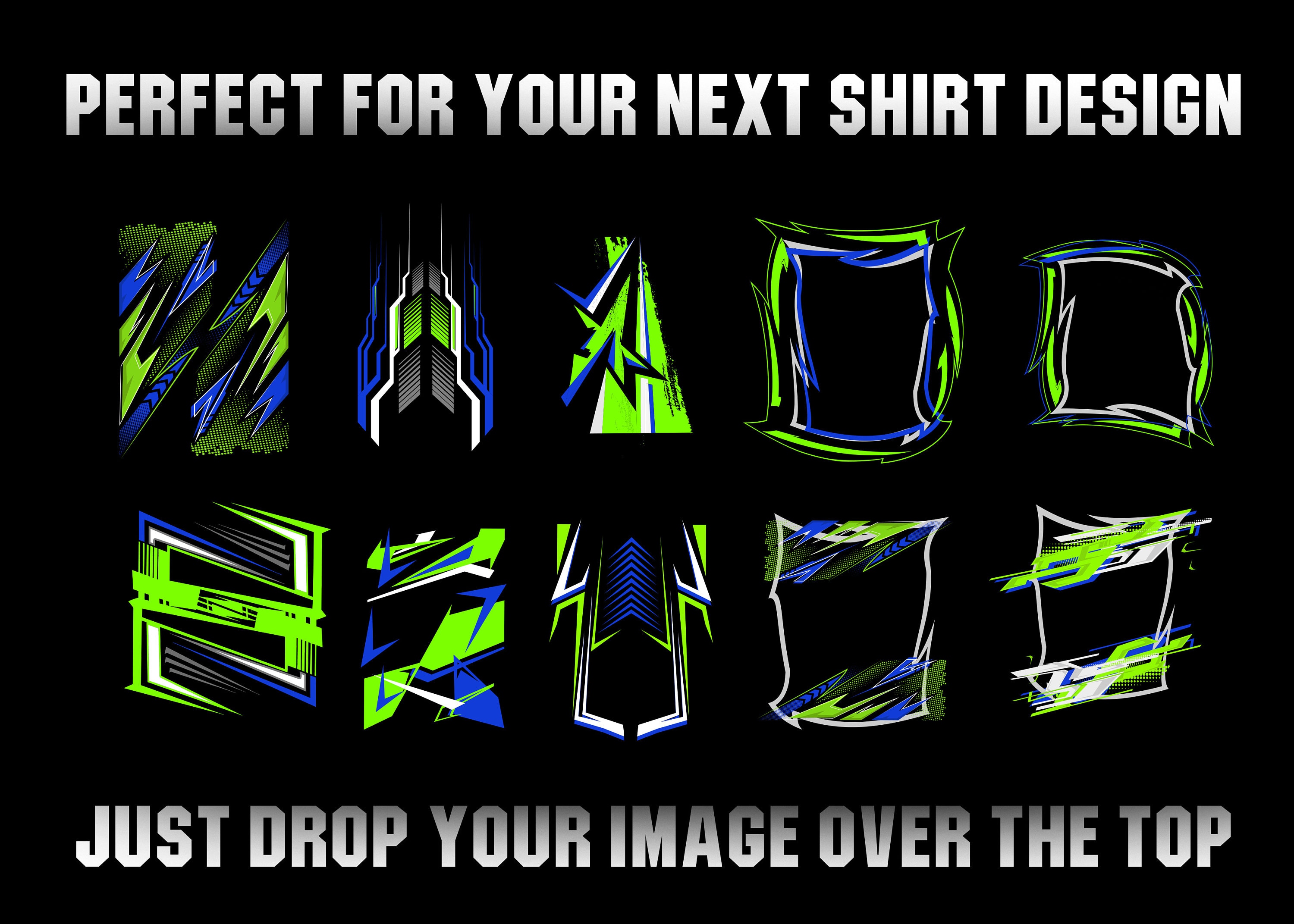 10 Racing Shirt Backgrounds for Your Own Design MX, Speedway, Drag ...