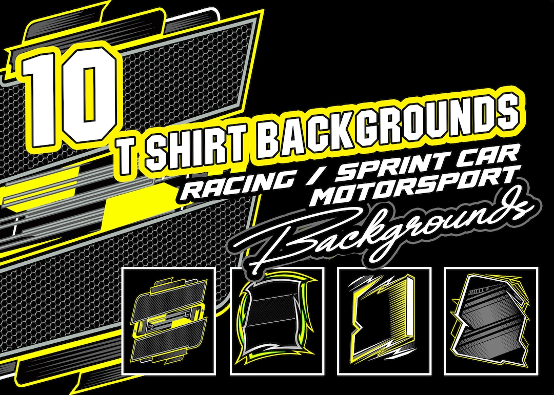 10 Racing Shirt Backgrounds for Your Own Design MX, Speedway, Drag ...