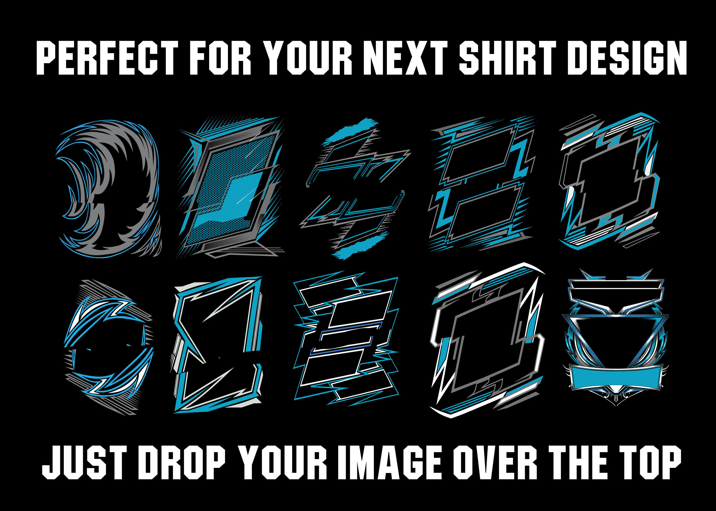 10 Racing Shirt Backgrounds for Your Own Design MX, Speedway, Drag ...