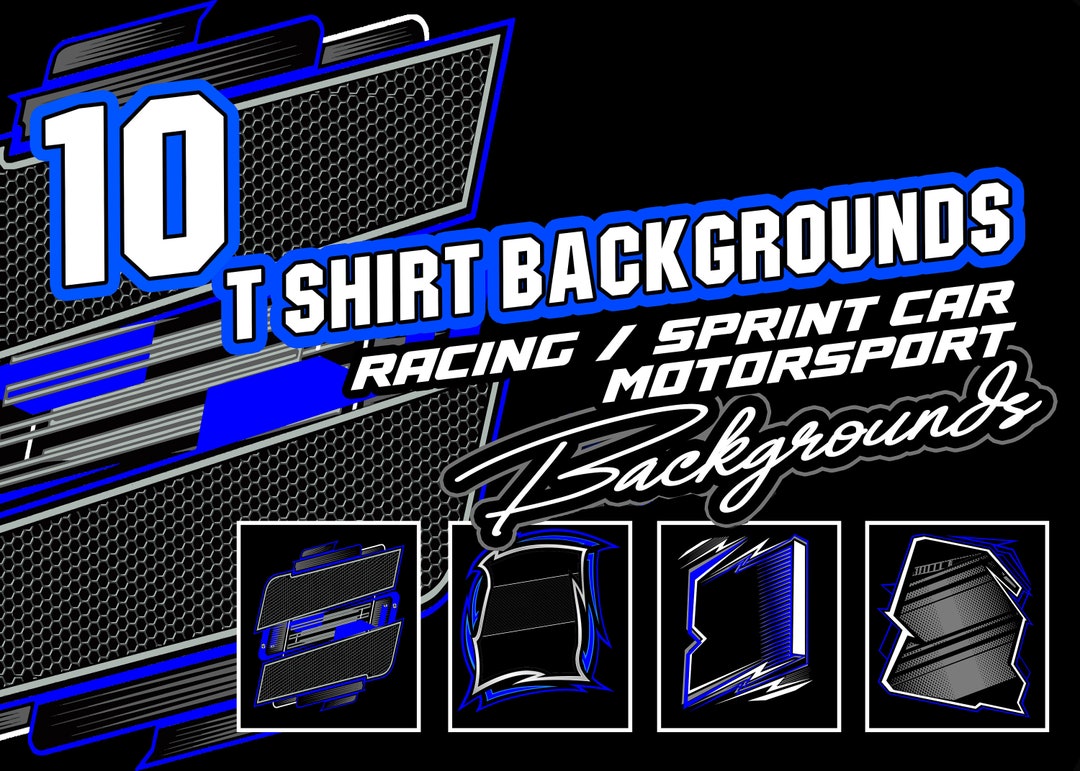 10 Racing Shirt Backgrounds for Your Own Design MX, Speedway, Drag ...