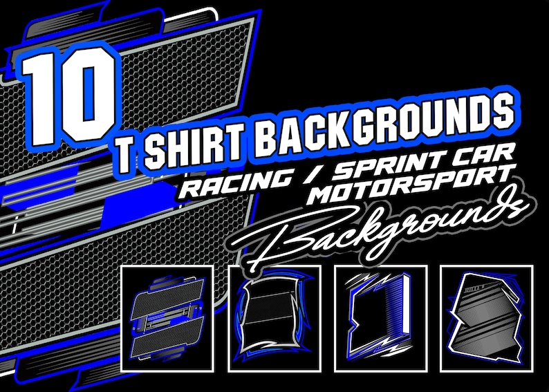 10 Racing Shirt Backgrounds for Your Own Design MX, Speedway, Drag ...