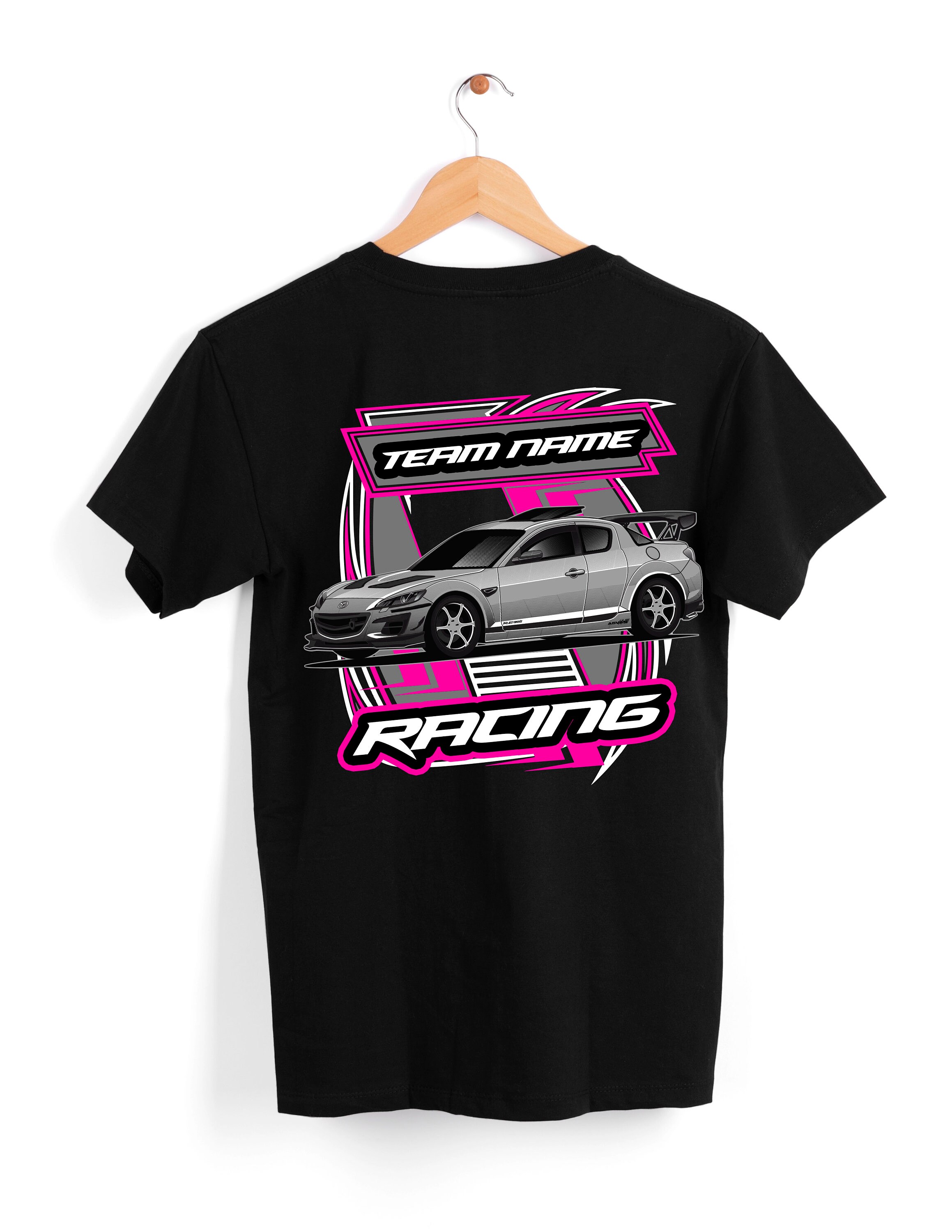 Pink Racing Shirt Backgrounds, Fast Car Design (vector, Png, Svg, Ai ...