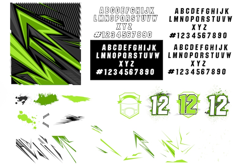 MX Racing Style Font SVG for Cricut or Silluette and Shirt Assets for ...